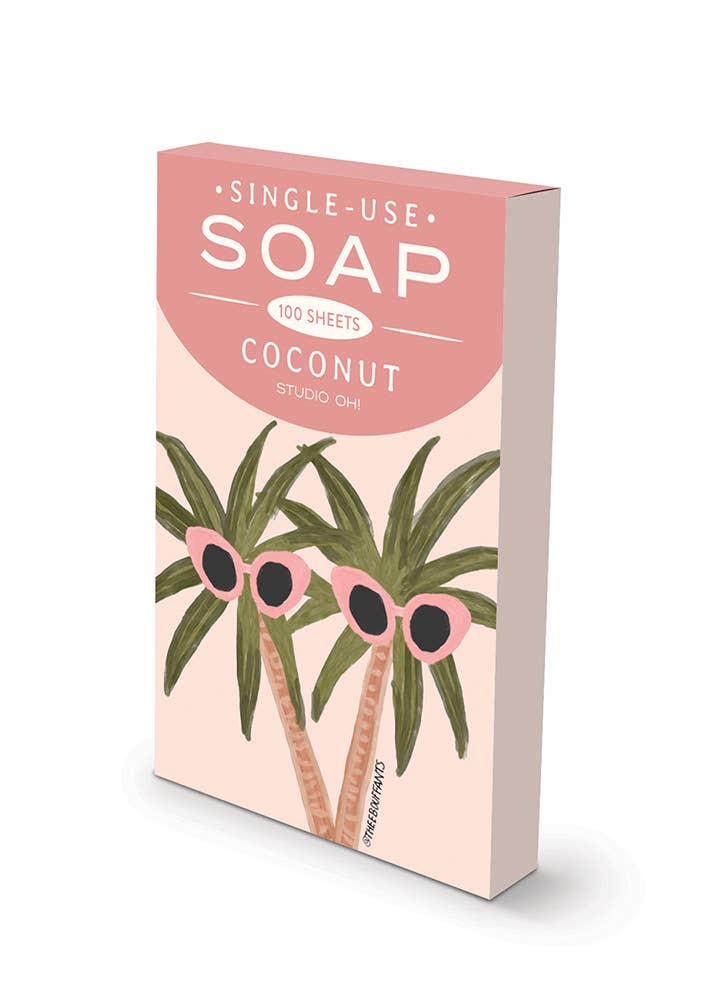 Sunny Palms Single-Use Soap Sheets – 40 Love Lifestyle