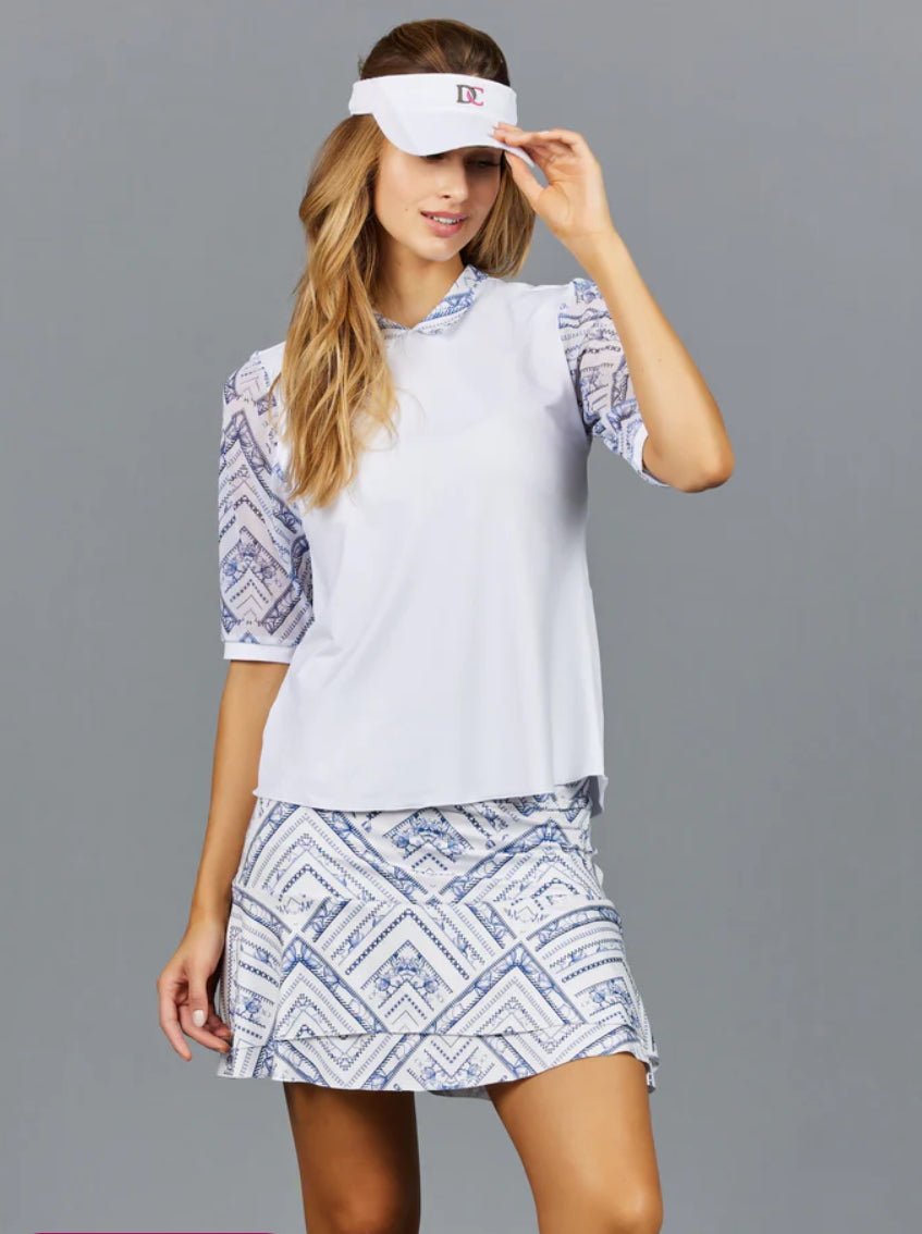 Denise Cromwell Nadia Preppy Collar Top – 40 Love Lifestyle