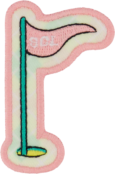 SCL Golf Flag Patch – 40 Love Lifestyle